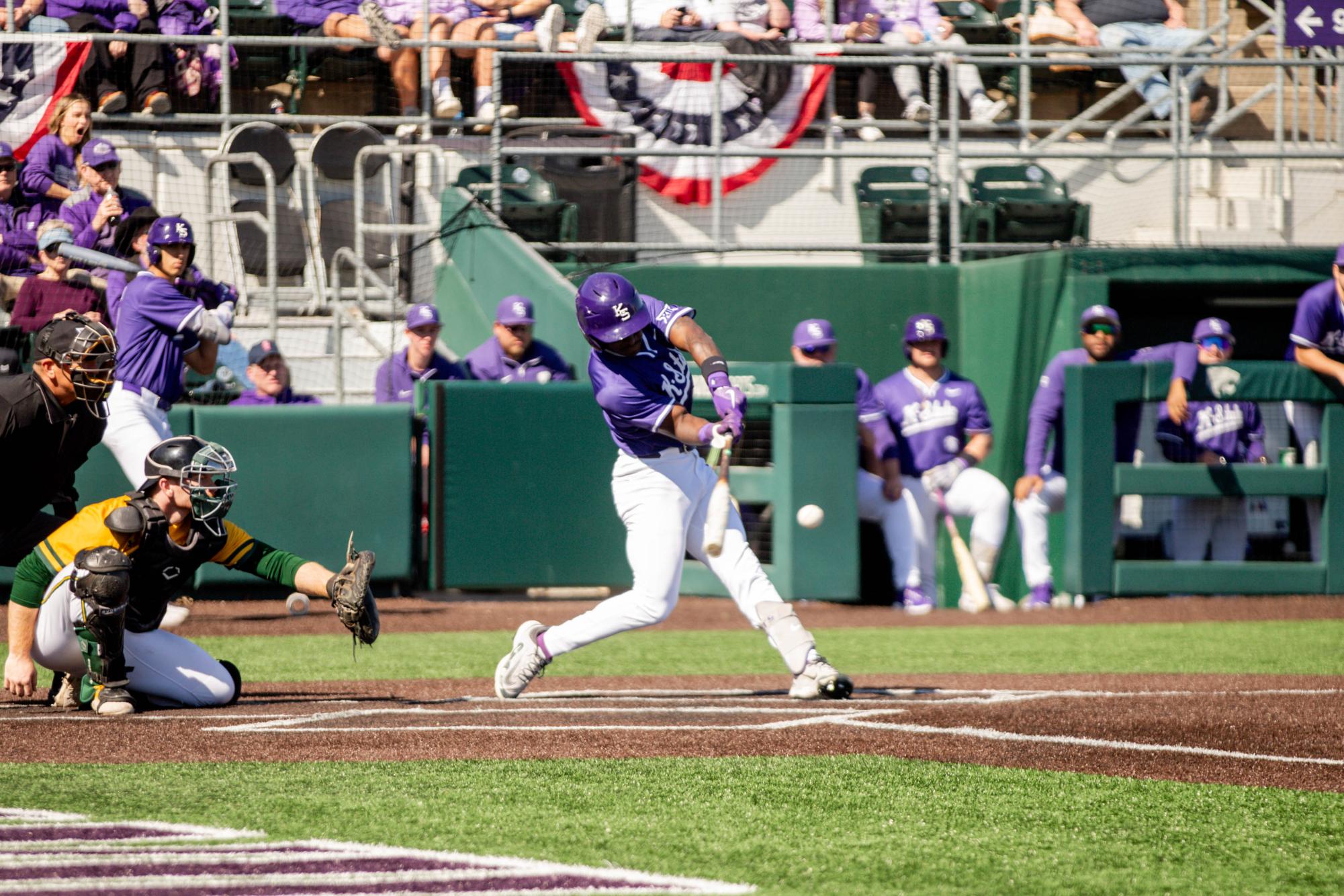 K-State baseball holds off Wichita State rally for 13-10 midweek win ...